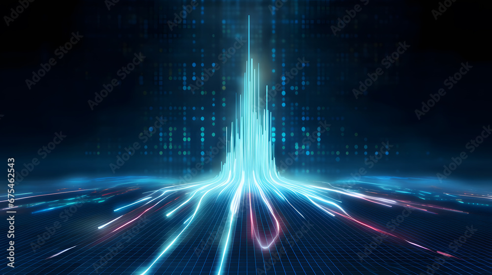 Chromatic Flow: Exploring the Dynamic Movement of Colored Lines on a ...