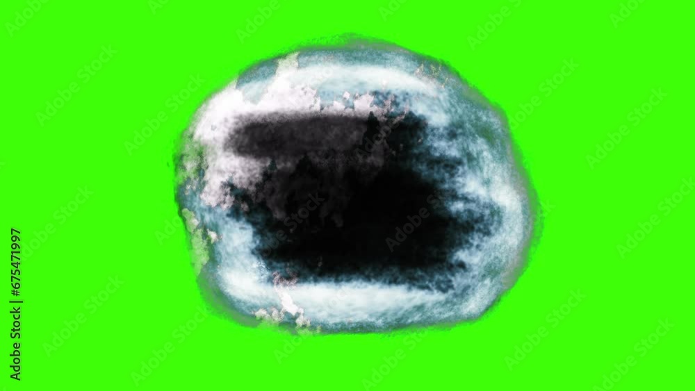 Lower third banners of black and white paint on green screen chroma key ...