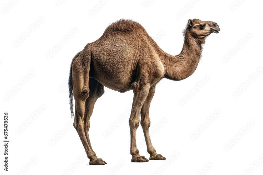 Camel isolated on transparent background. Concept of animals. Stock ...