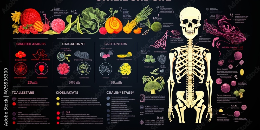 Calcium for health bones and joints. Products rich in calcium ...