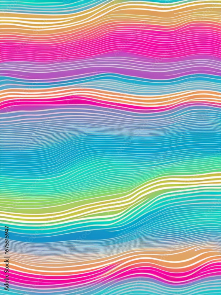 Motley pied stripes, waves, lines, curls and bumps. Abstract beautiful ...