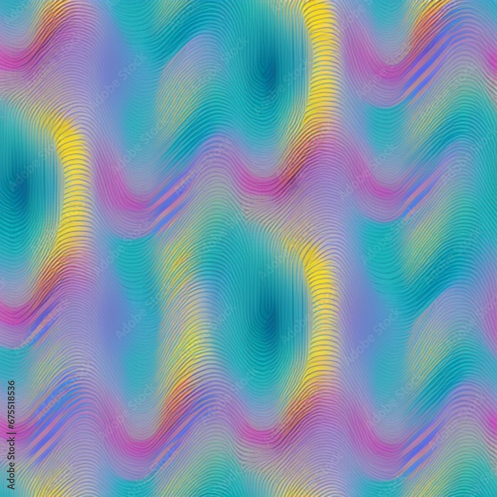 Motley pied stripes, waves, lines, curls and bumps. Abstract beautiful ...