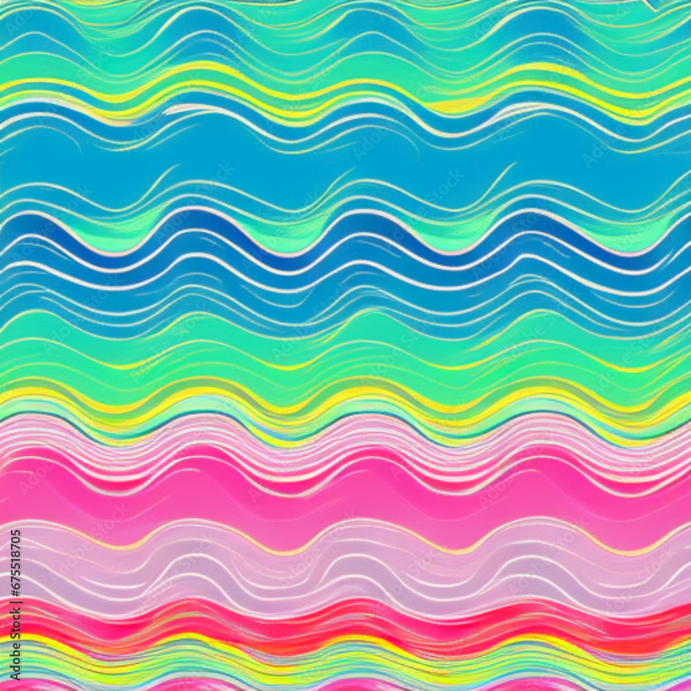 Motley pied stripes, waves, lines, curls and bumps. Abstract beautiful ...