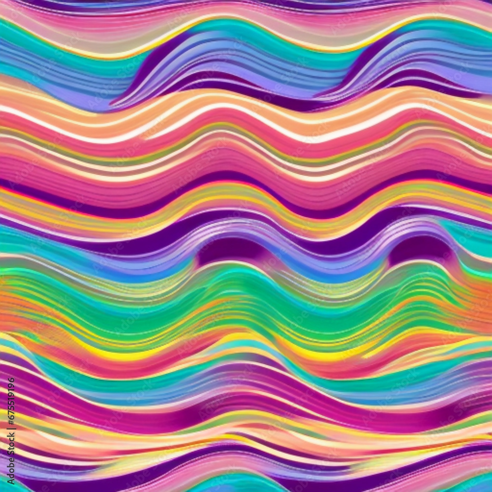 Motley pied stripes, waves, lines, curls and bumps. Abstract beautiful ...