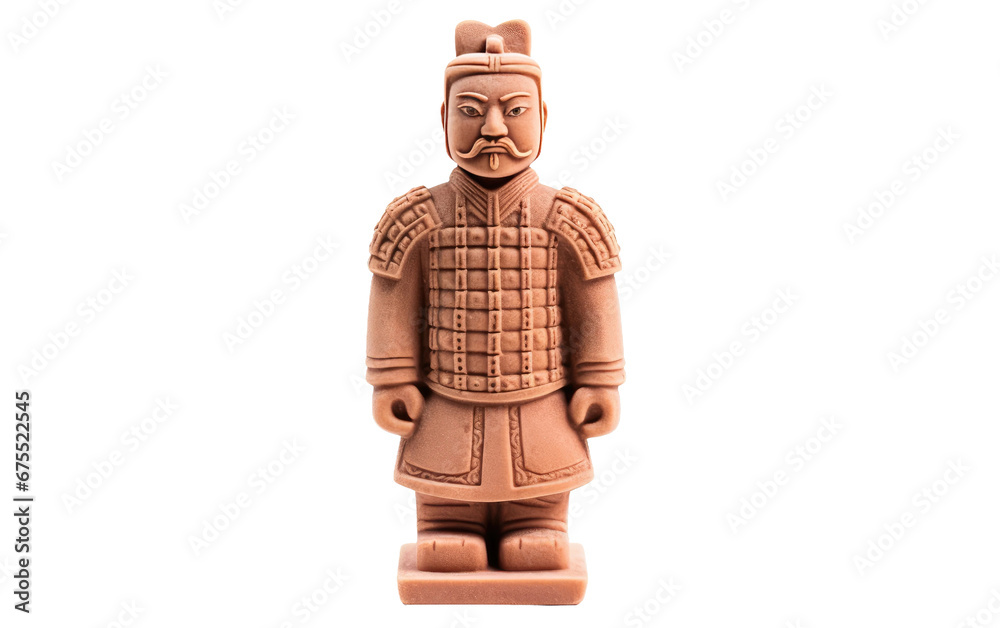 Terracotta Army Miniature Collectible on isolated background Stock ...