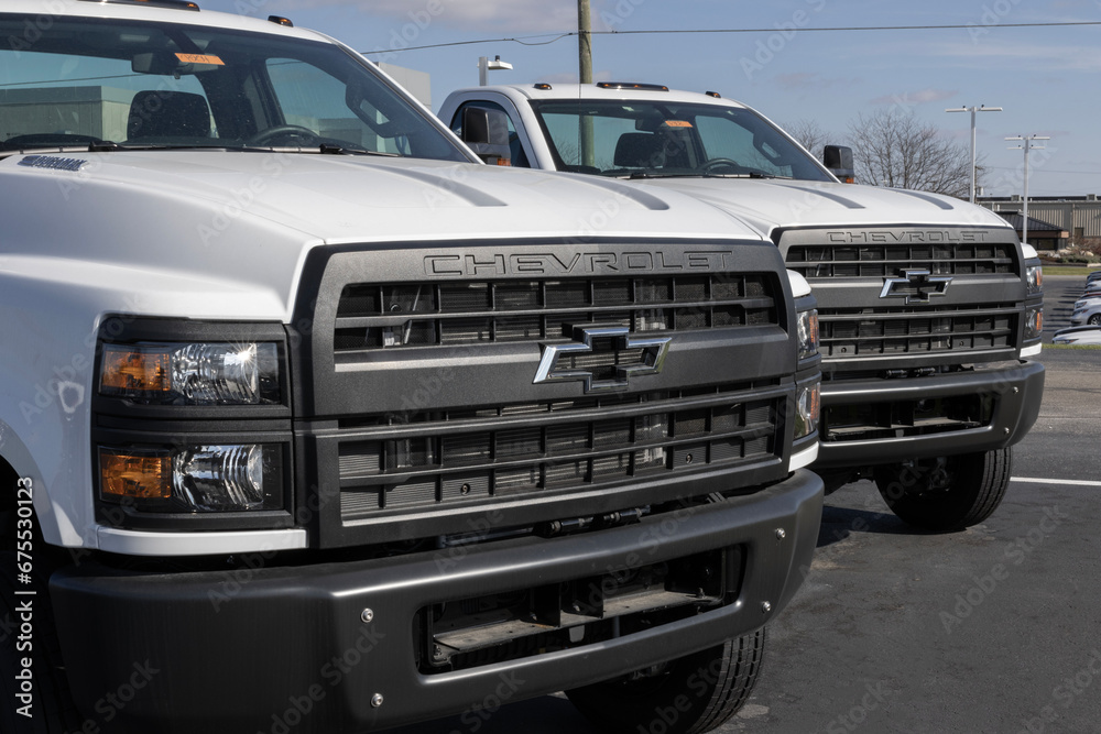 Chevrolet Silverado 5500 Medium Duty 4WD display. Chevy offers the ...