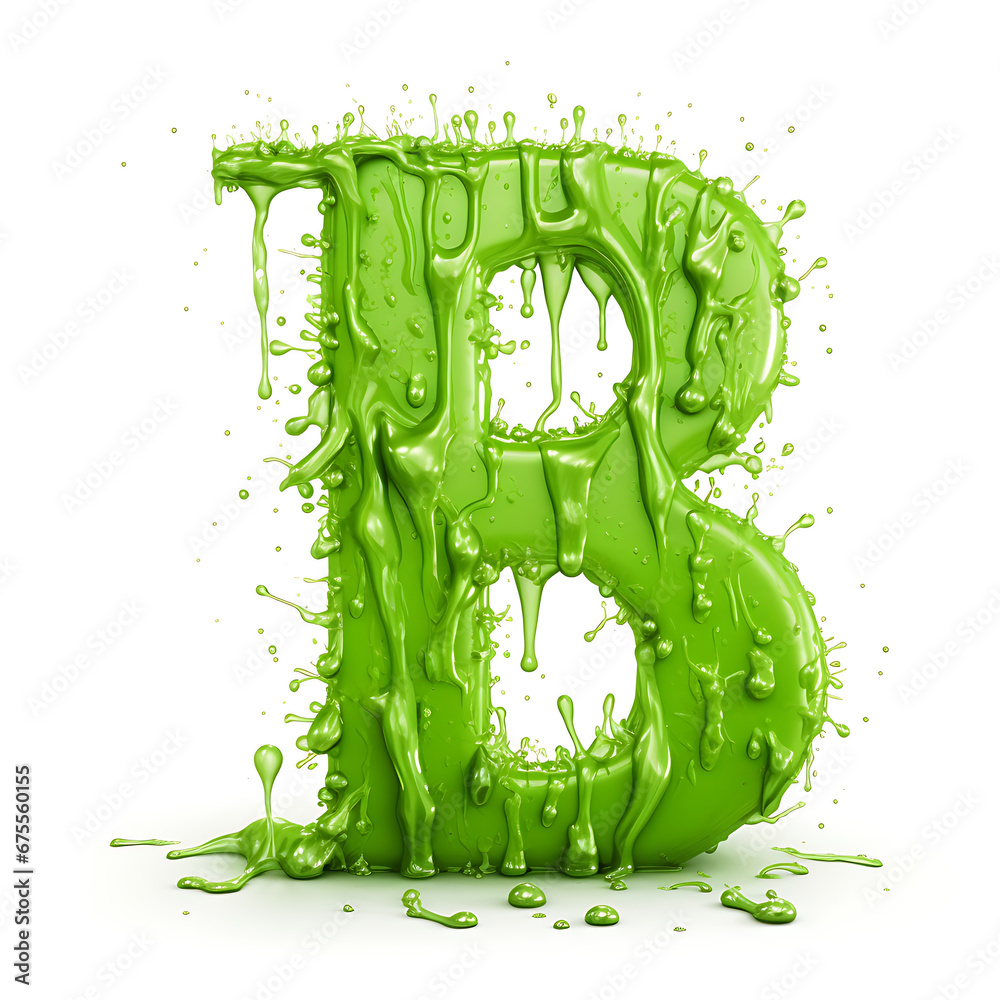 Slime alphabet A to Z, slime letters, green slime font, slimey ...