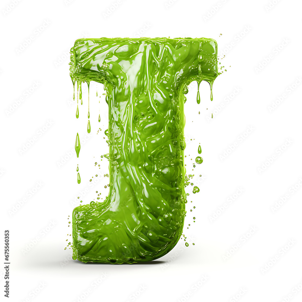 Slime alphabet A to Z, slime letters, green slime font, slimey ...