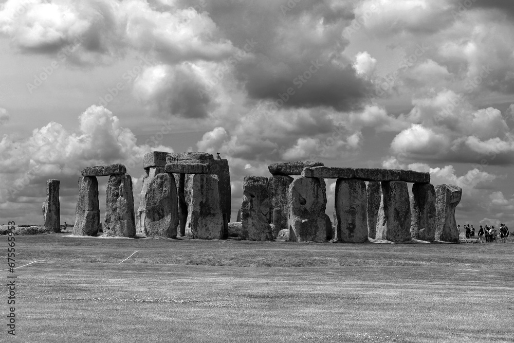 Stonehenge is a prehistoric monument on Salisbury Plain in Wiltshire ...