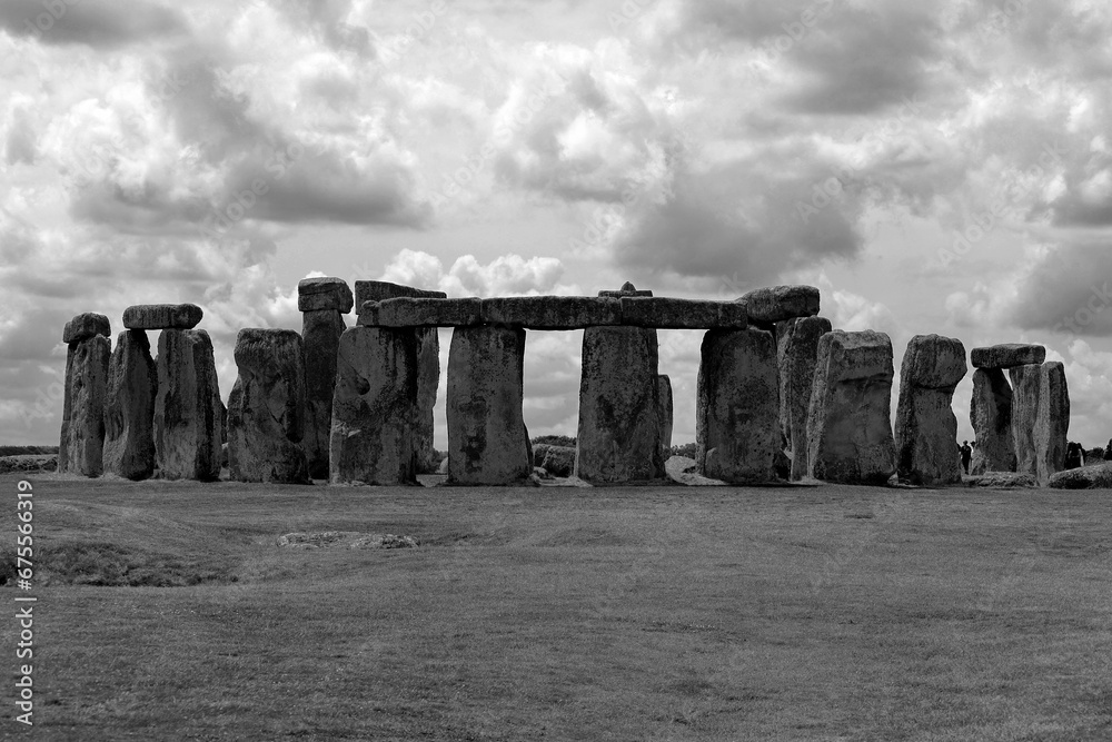 Stonehenge is a prehistoric monument on Salisbury Plain in Wiltshire ...