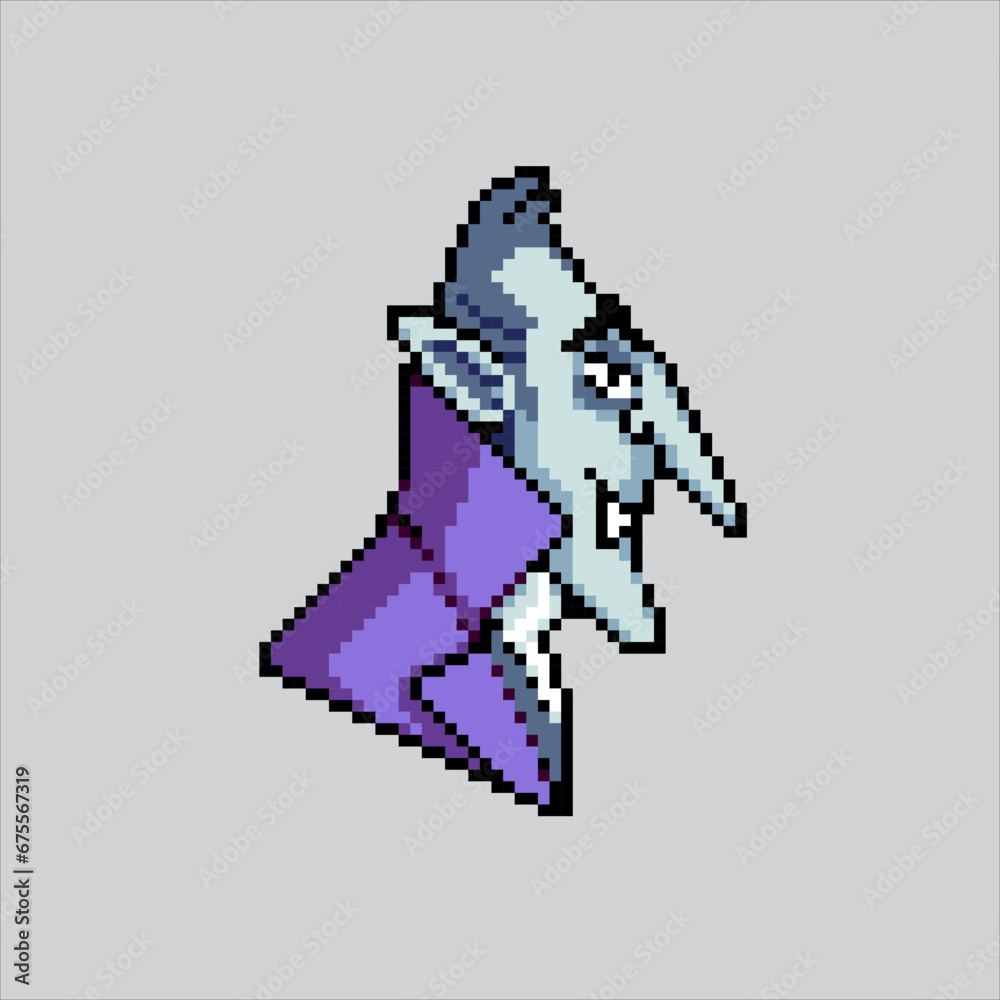 Pixel art illustration Vampire. Pixelated Vampire. Scary Vampire ...