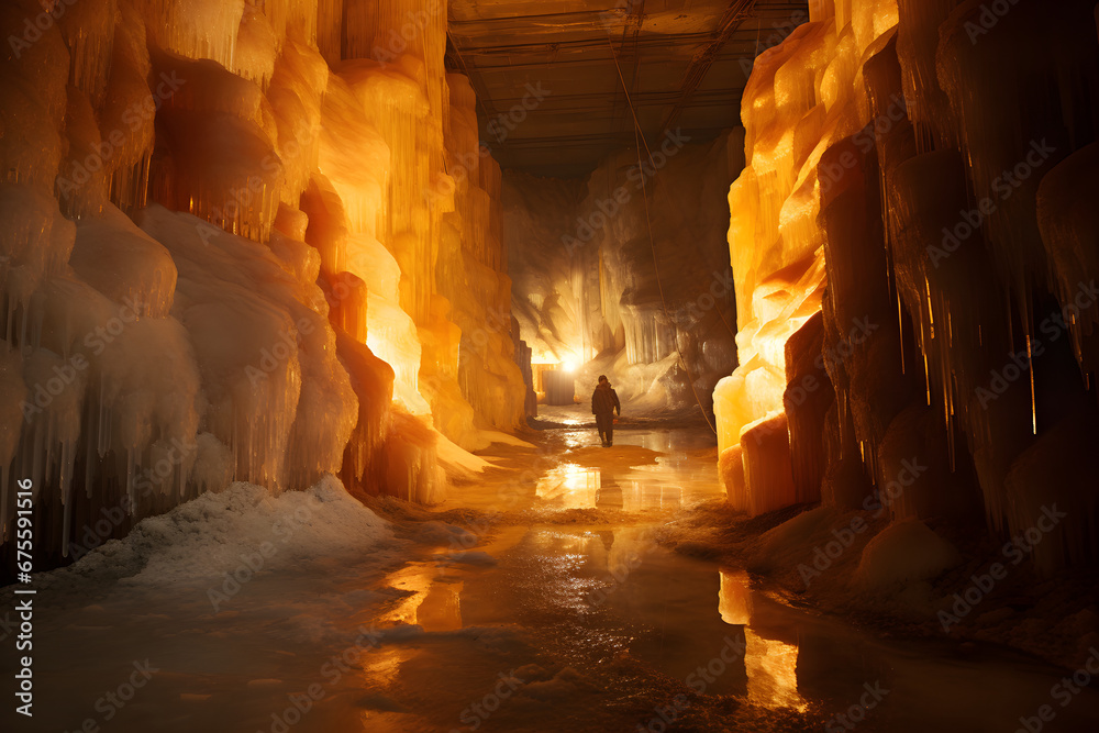 Salt stone cave, salt stone, salt stone mine, salty stone, underground cave, underground salt ...