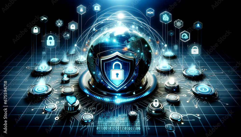 Cyber Security: Unlocking the Secrets of a Secure Computer Screen, big ...