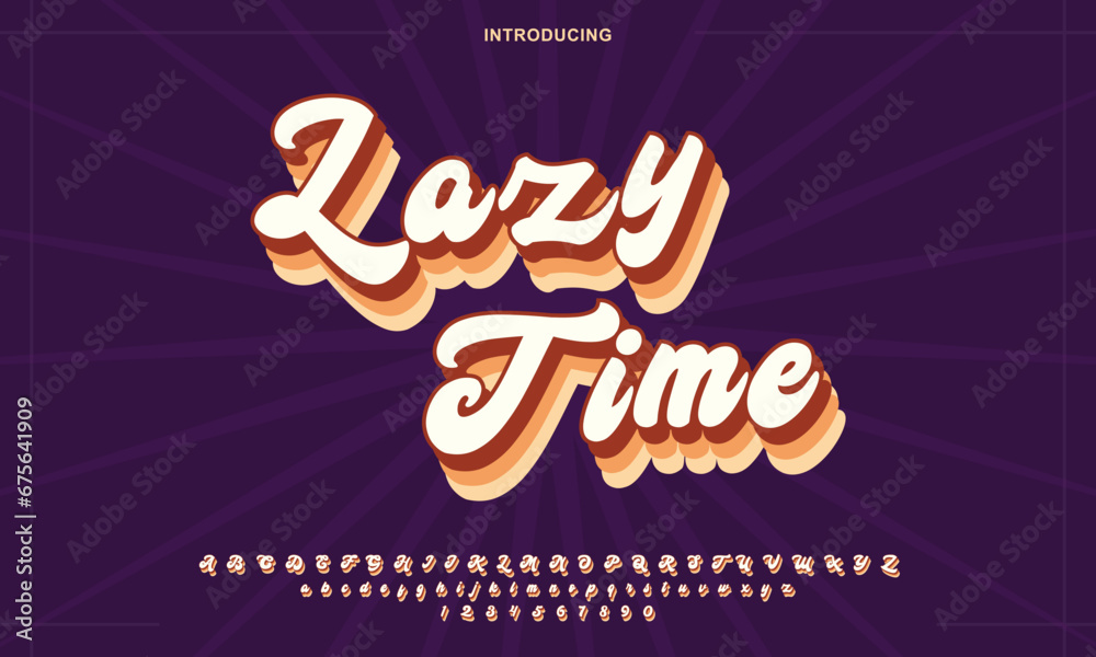 Embrace a nostalgic vibe with our retro font. Its timeless design adds ...