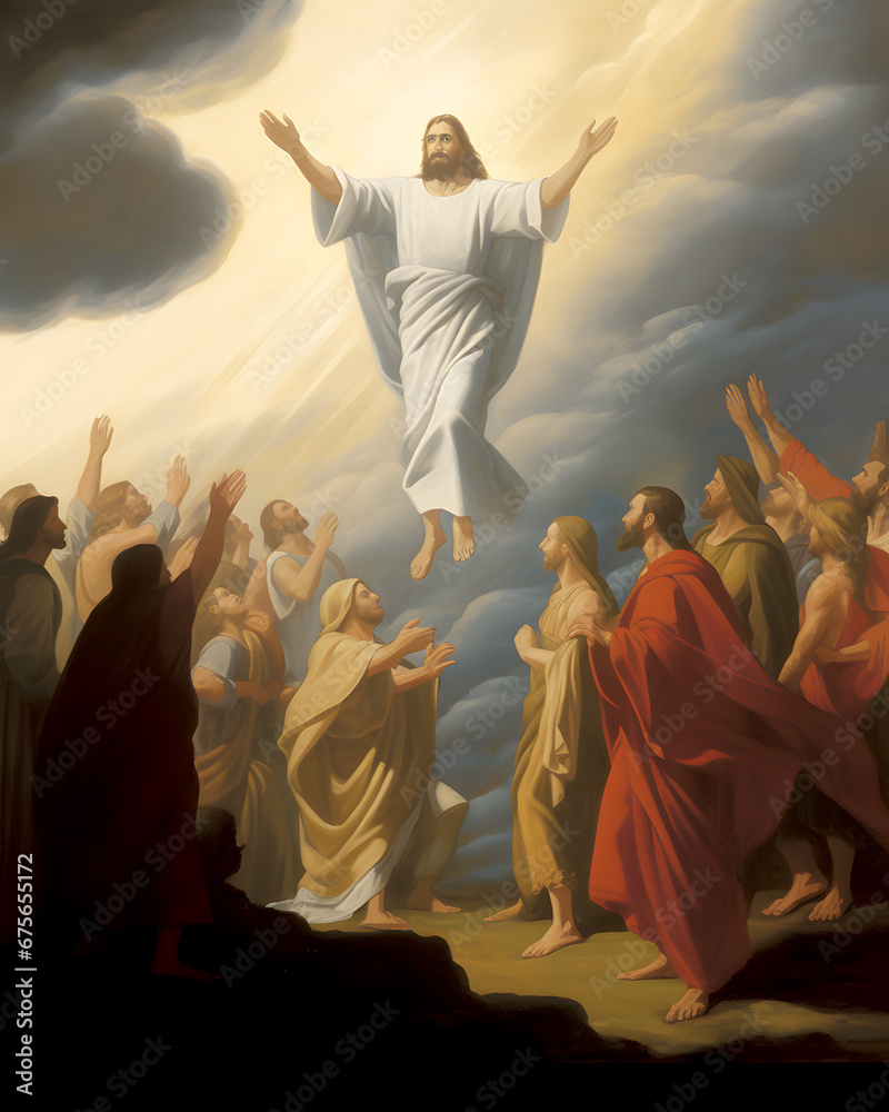 Glorious Ascension of Jesus Christ, Rising with Faith to Join Heavenly ...