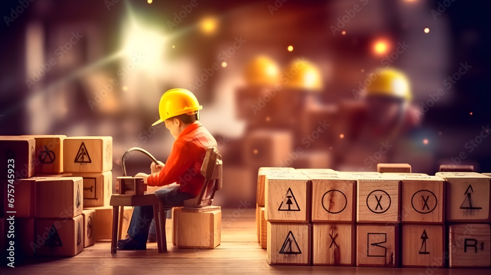 Safety First, Workers in Personal Protection Equipment, PPE, Hazardous ...