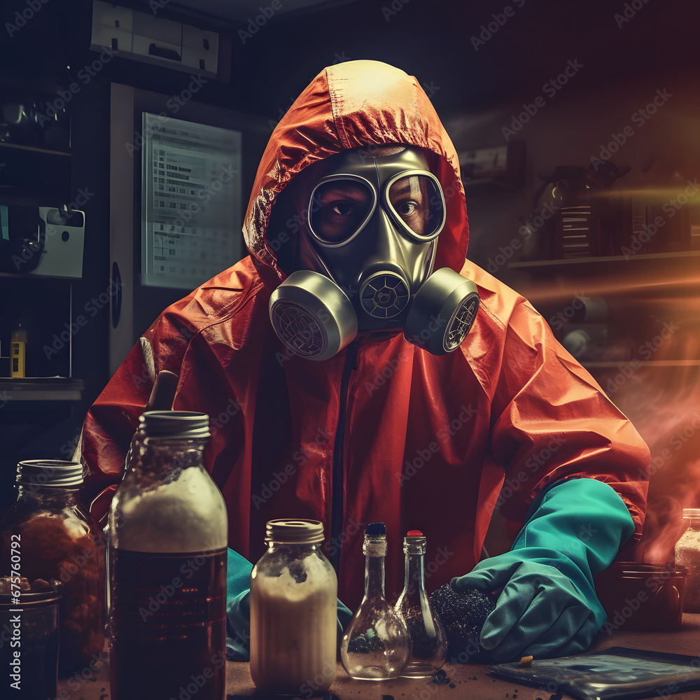 Safety First, Workers in Personal Protection Equipment, PPE, Hazardous ...