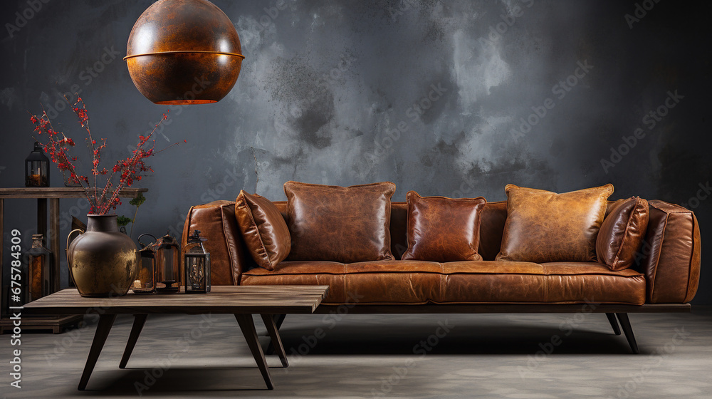 Foto de living interior with sofa - Modern house interior design with ...