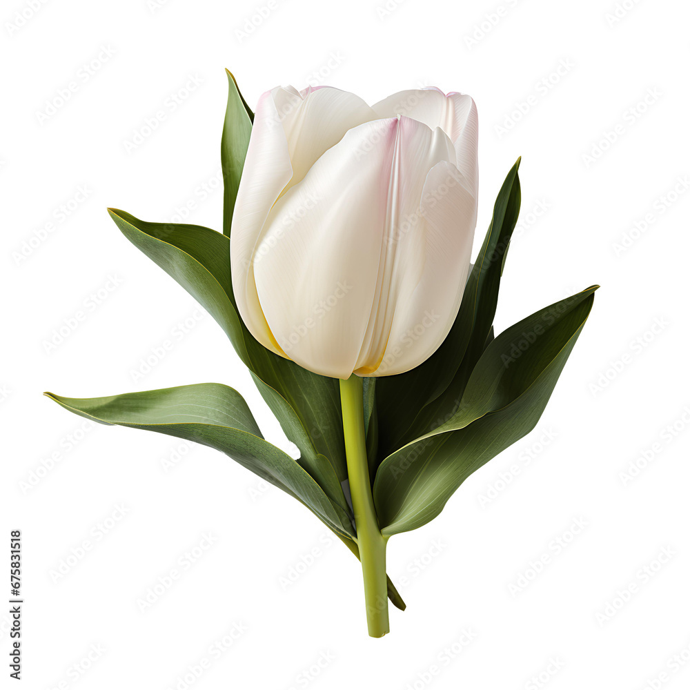 white tulip png. white tulip flat lay png. white tulip top view png ...