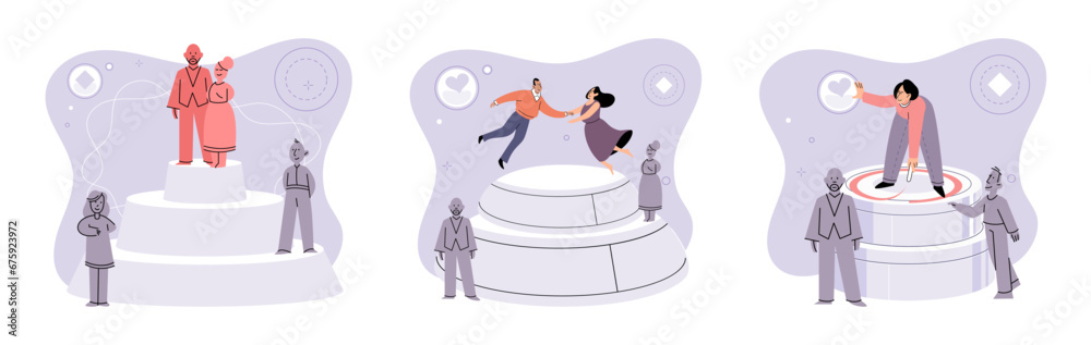 Boundary vector illustration. The psychology boundaries explores their ...