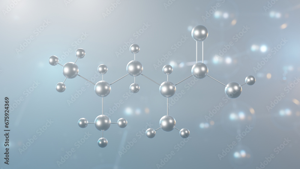 leucine molecular structure, 3d model molecule, essential amino acid ...