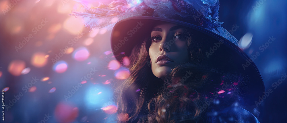 Enchantress in Colors: A Stunning and Vibrant Portrayal of a Mystical ...