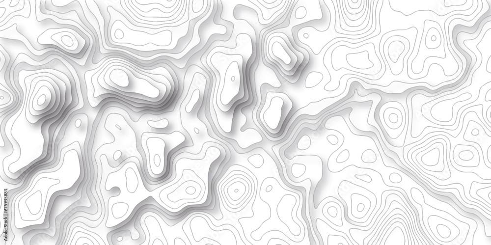 Black and white lines seamless Topographic map patterns, topography ...