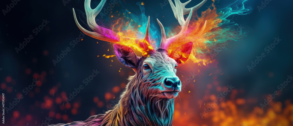 Mystical Creature: A Colorful Stunning Mythical Animal, Ideal for ...