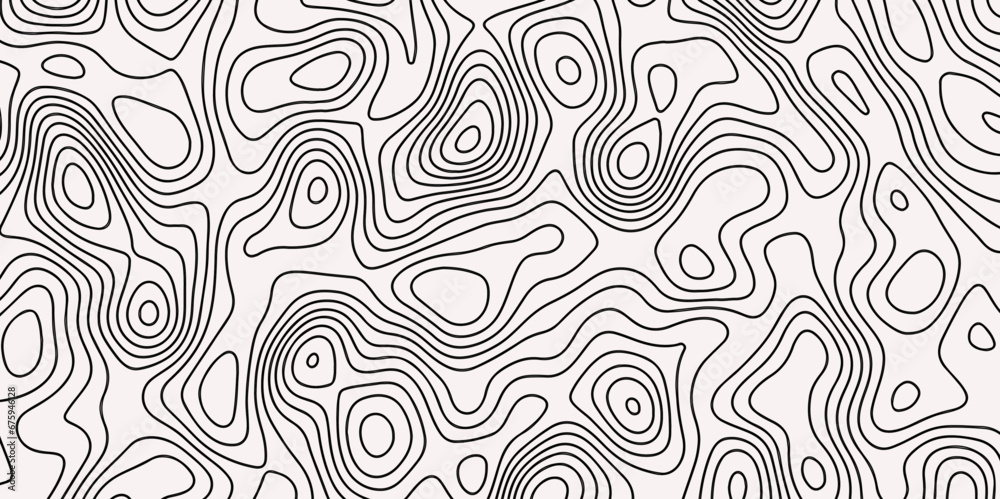 Topographic Map in Contour Line Light topographic topo contour map ...