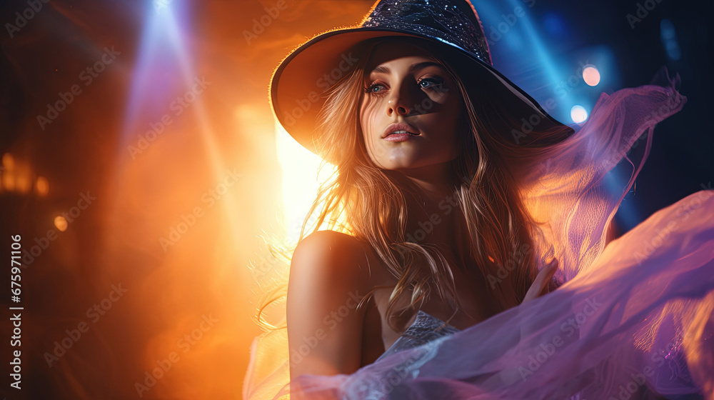 Enchantress in Colors: A Stunning and Vibrant Portrayal of a Mystical ...