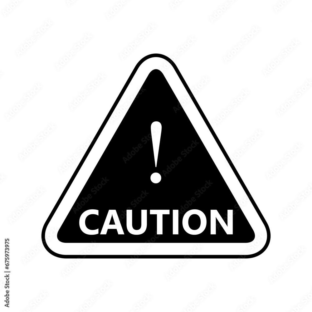 Caution signs. Symbols danger and warning signs. warning attention ...
