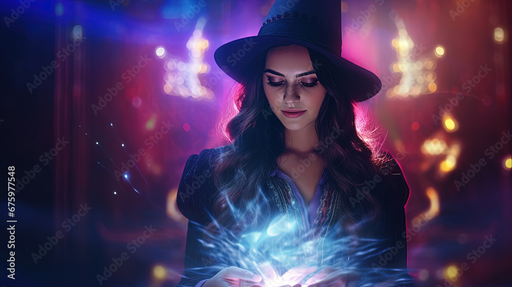 Enchantress in Colors: A Stunning and Vibrant Portrayal of a Mystical ...