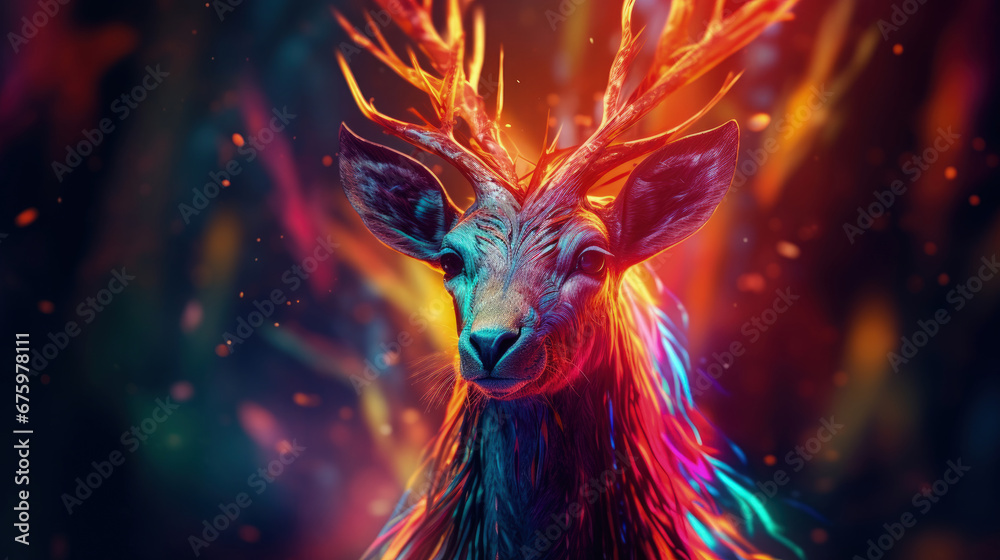 Mystical Creature: A Colorful Stunning Mythical Animal, Ideal for ...
