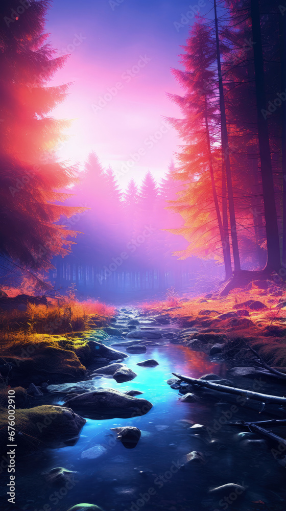 Mystical Modernity: A Vibrant and Enigmatic Fusion of Modern World and ...