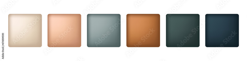 Wedding dress code card. Color palette. Example of harmonious color ...