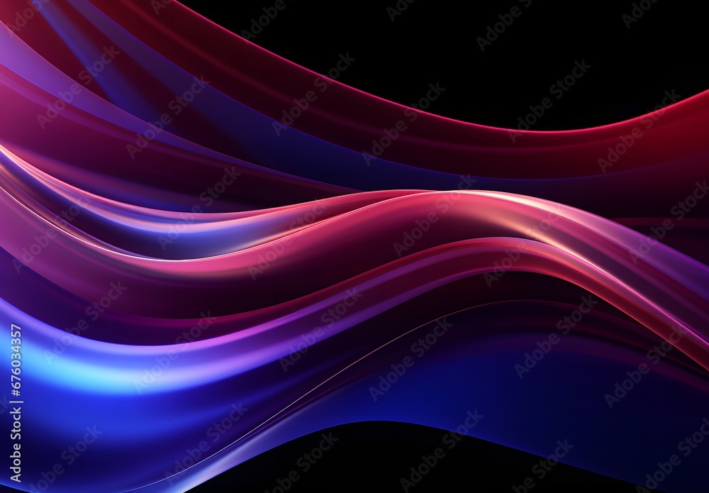abstract red, blue and purple light path background in pixels, in the ...