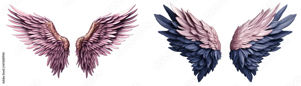 navy blue and gold angel wings isolated on transparent background.navy ...