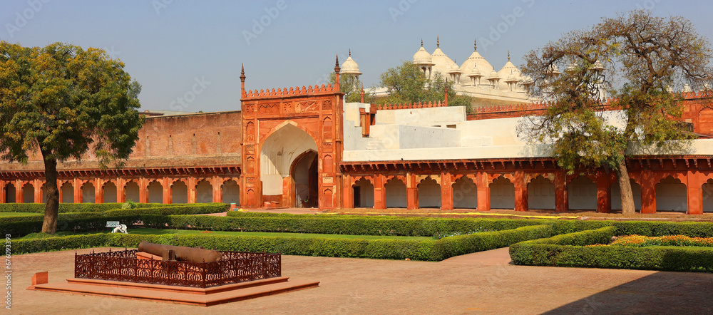Agra Fort is a historical fort in the city of Agra and also known as ...