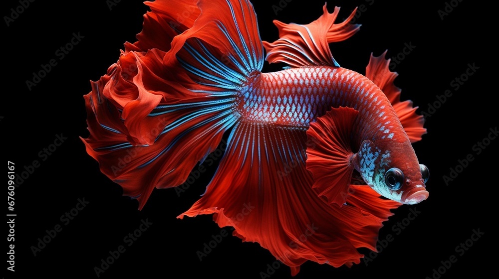 8k, realistic photo, high detailed, macro view, beautiful betta fish ...