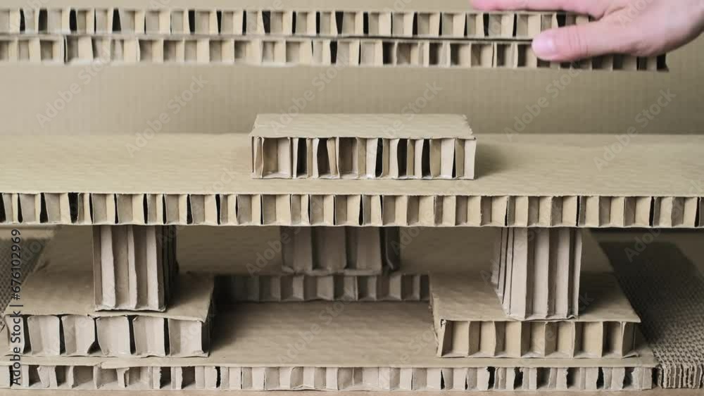 In a fundamental architectural exercise, students meticulously craft ...