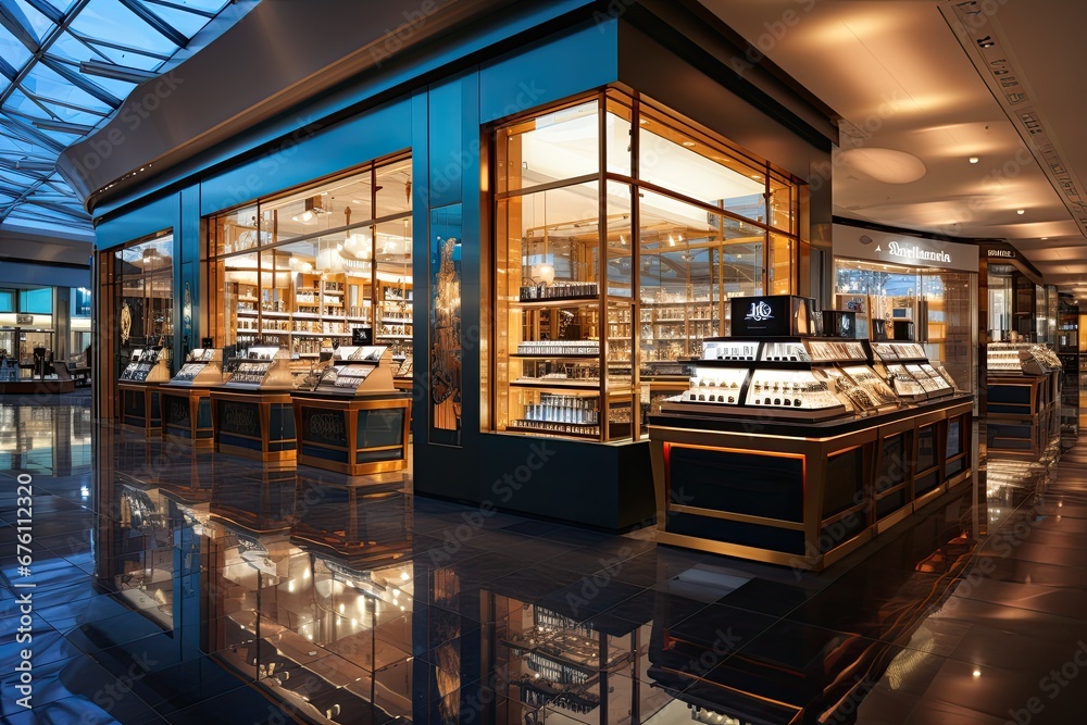 Duty Free Shop in International airport. Duty-free shops are retail ...