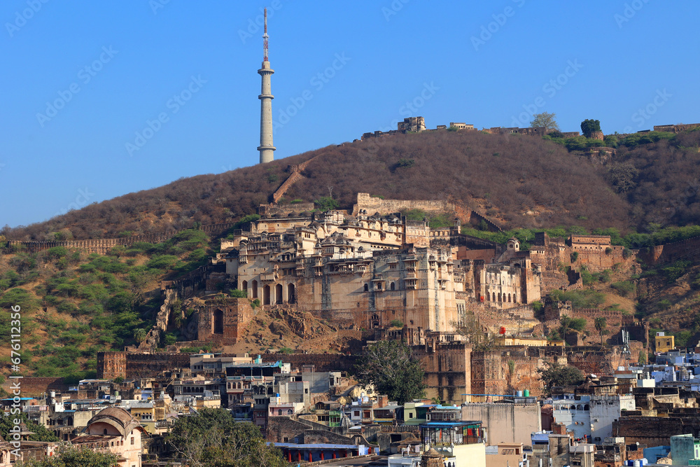 Bundi India Taragarh Fort is gigantic architecture nestled in Bundi ...