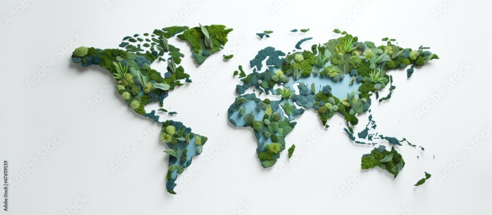 The atlas provides an outline of Earth s shape showcasing the diverse ...