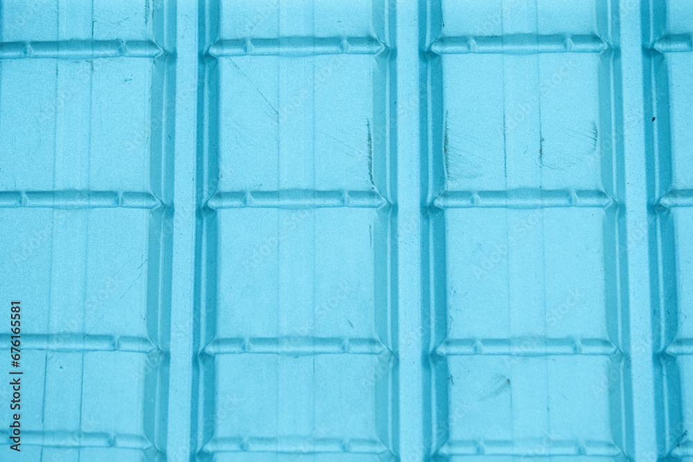 Blue corrugated sheet metal texture background for industry and ...