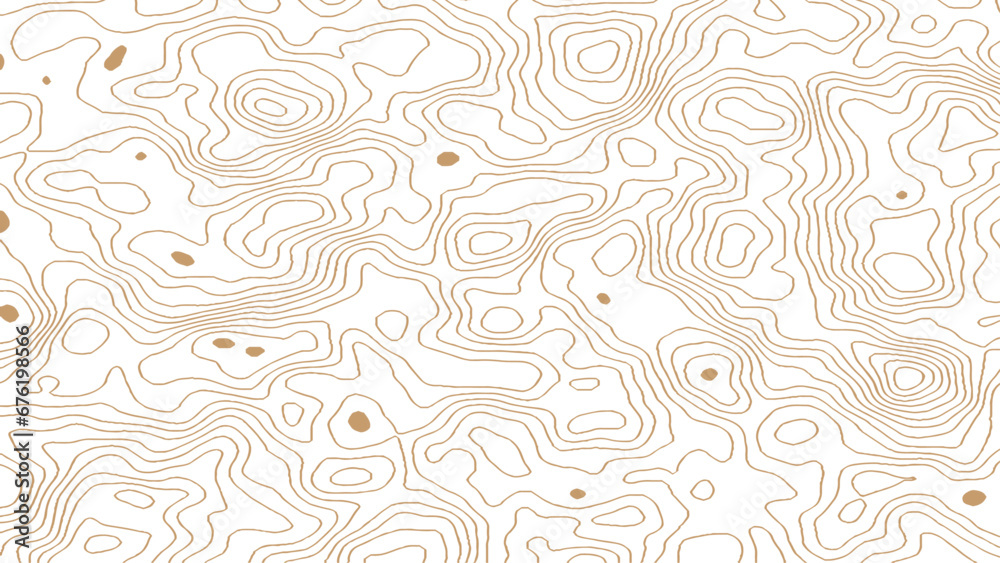 Poster Topographic map background geographic line map with elevation ...