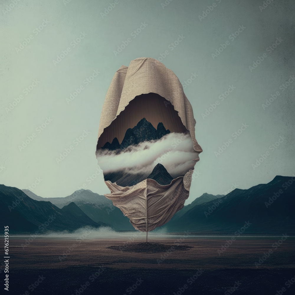 Whispered Secrets Weirdcore Dada Surreal Lofi Album Cover Art - Minimal ...