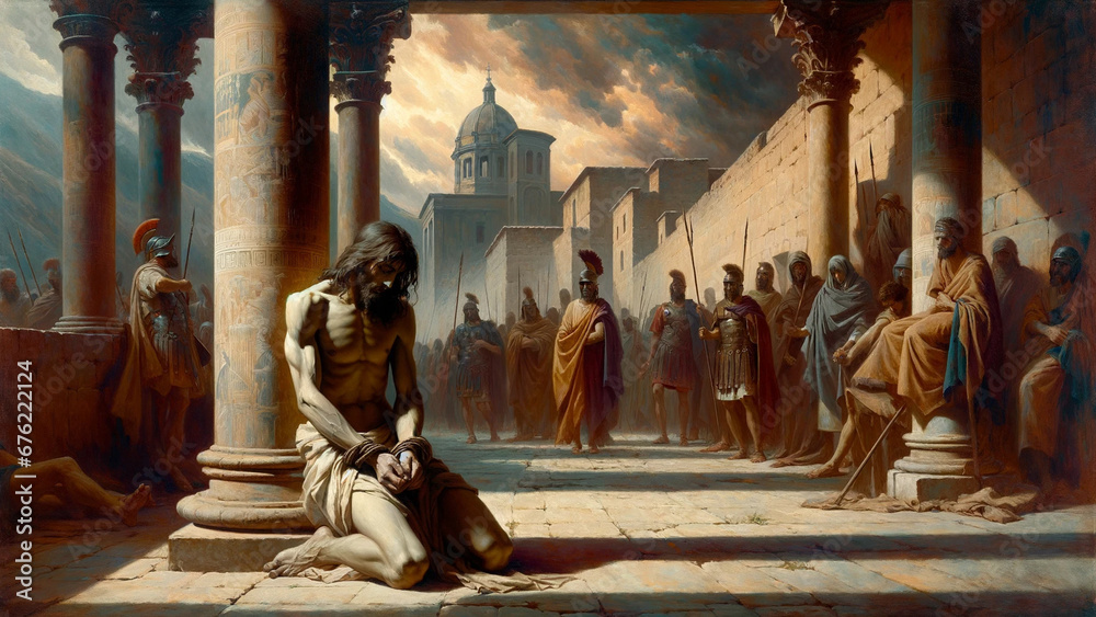 The Sacrifice Revealed: Christ is Scourged at the Pillar and Mocked by ...