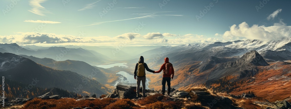 teamwork Friends helping each other reach the mountain peak friendship ...