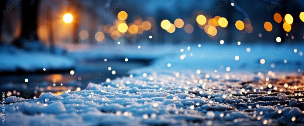 Winter Nature Snowfall Background Copy Space , Background Image For ...