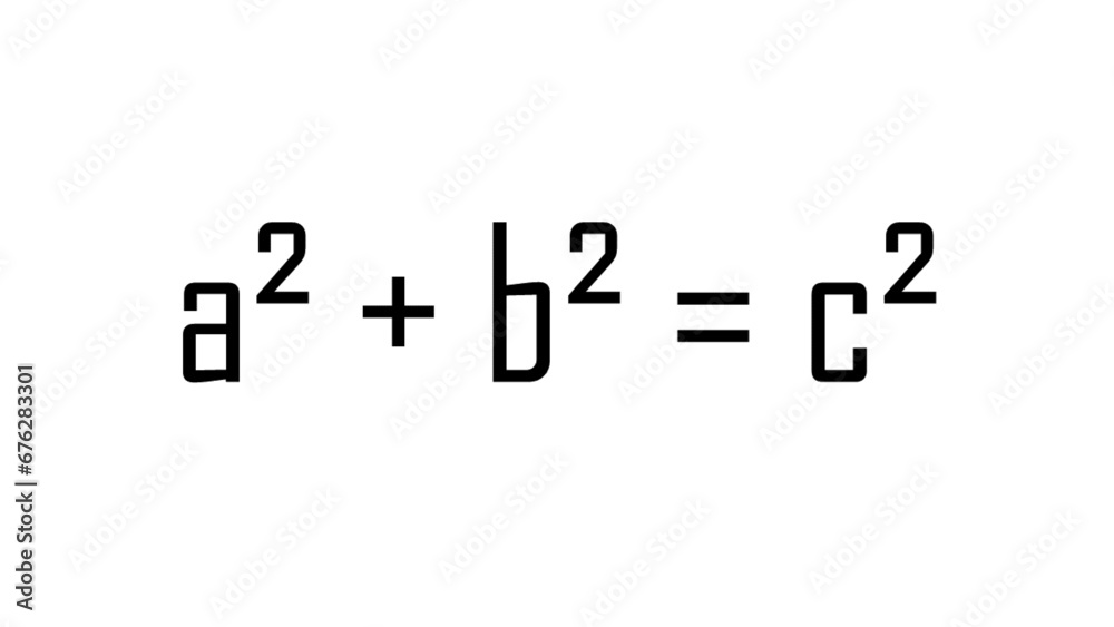 Vecteur Stock Pythagorean Theorem Famous Mathematical Formula For vecteur-stock-pythagorean-theorem-famous-mathematical-formula-for